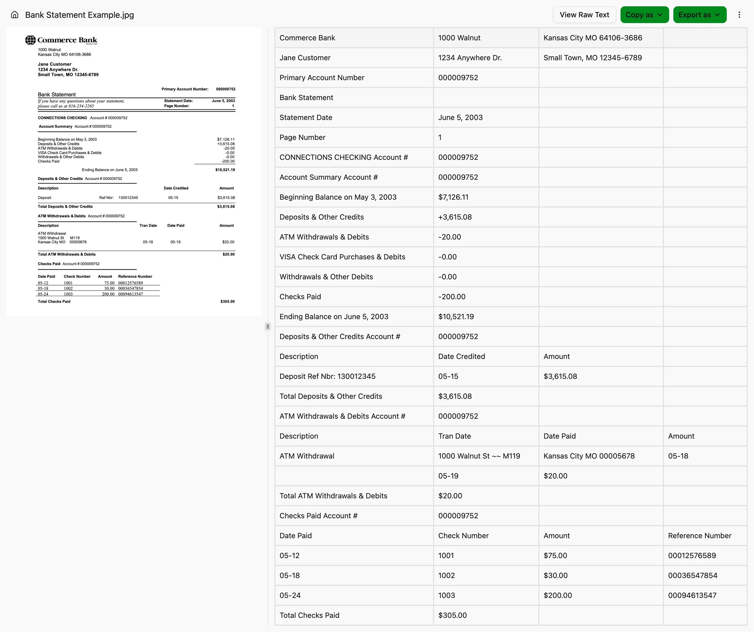 Quick Data Converter - Convert PDF or Image Invoices and Bank ...